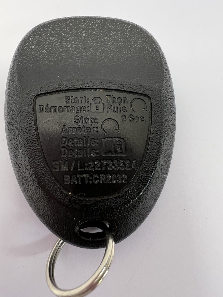 General Motors Genuine Parts 22733524 5 Button Keyless Entry Remote Key ...