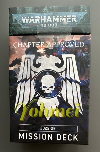 Chapter Approved Mission Deck 2025-26 Cards Pack - Warhammer 40k ...