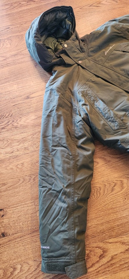 Eddie Bauer Superior Down Parka Jacket Coat Men's XL WeatherEdge Hoodie ...