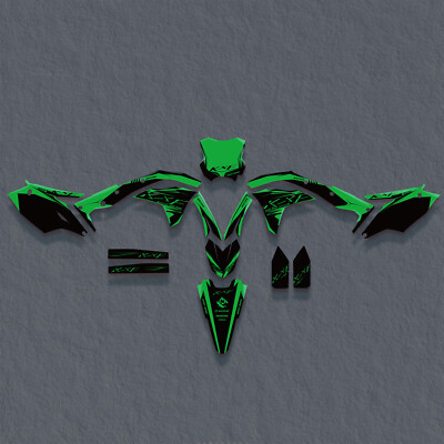 Graphics Decals Stickers Kit For Kawasaki KXF 250 KX250F 2017 2018 2019 ...