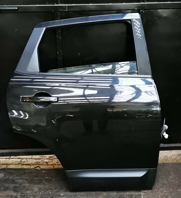 NISSAN QASHQAI 07-08-09-10-11-12 DRIVER SIDE REAR BARE DOOR SHELL BLACK ...
