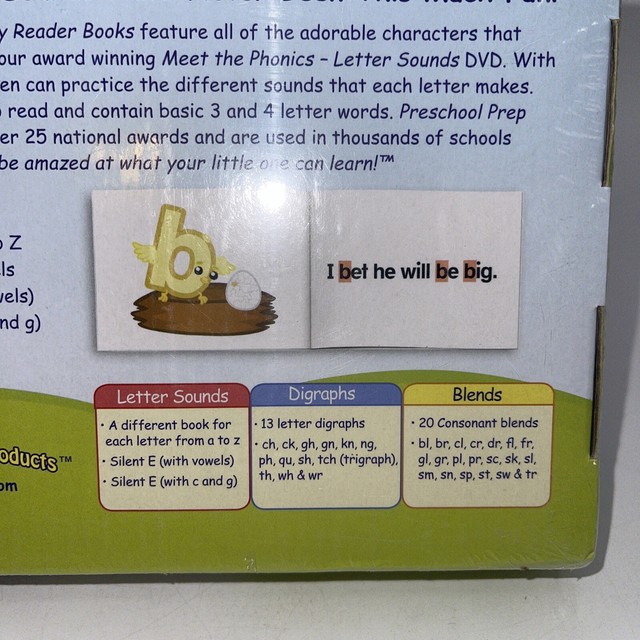Meet The Phonics Letter Sounds Easy Reader Books by Preschool Prep ...