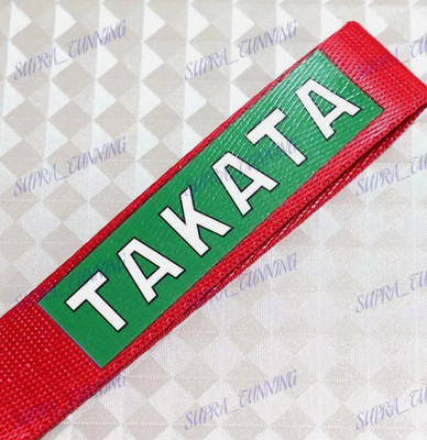 JDM TAKATA Racing Keychain Backpack Metal key Ring Strap Lanyard Key ...