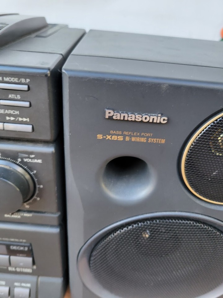Panasonic RX-DT680 Portable Boombox Radio CD Cassette System, Plays ...