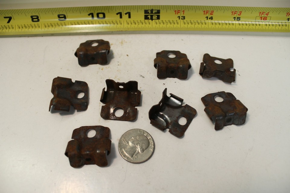 NOS Ford Arm Rest Clips 8 pieces D3FZ-6224146-A 1975-77 Mustang Pinto ...