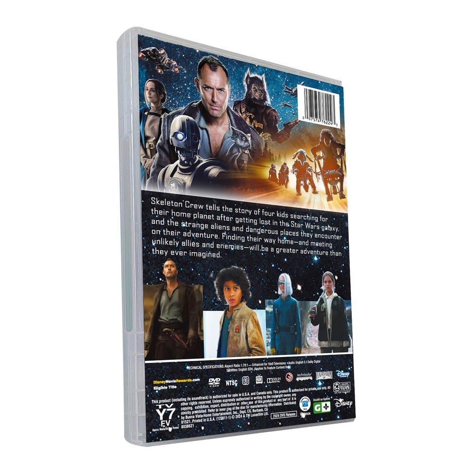 Star Wars: Skeleton Crew: TV Series Seasons 1 ( 2-Disc DVD Box Set ...