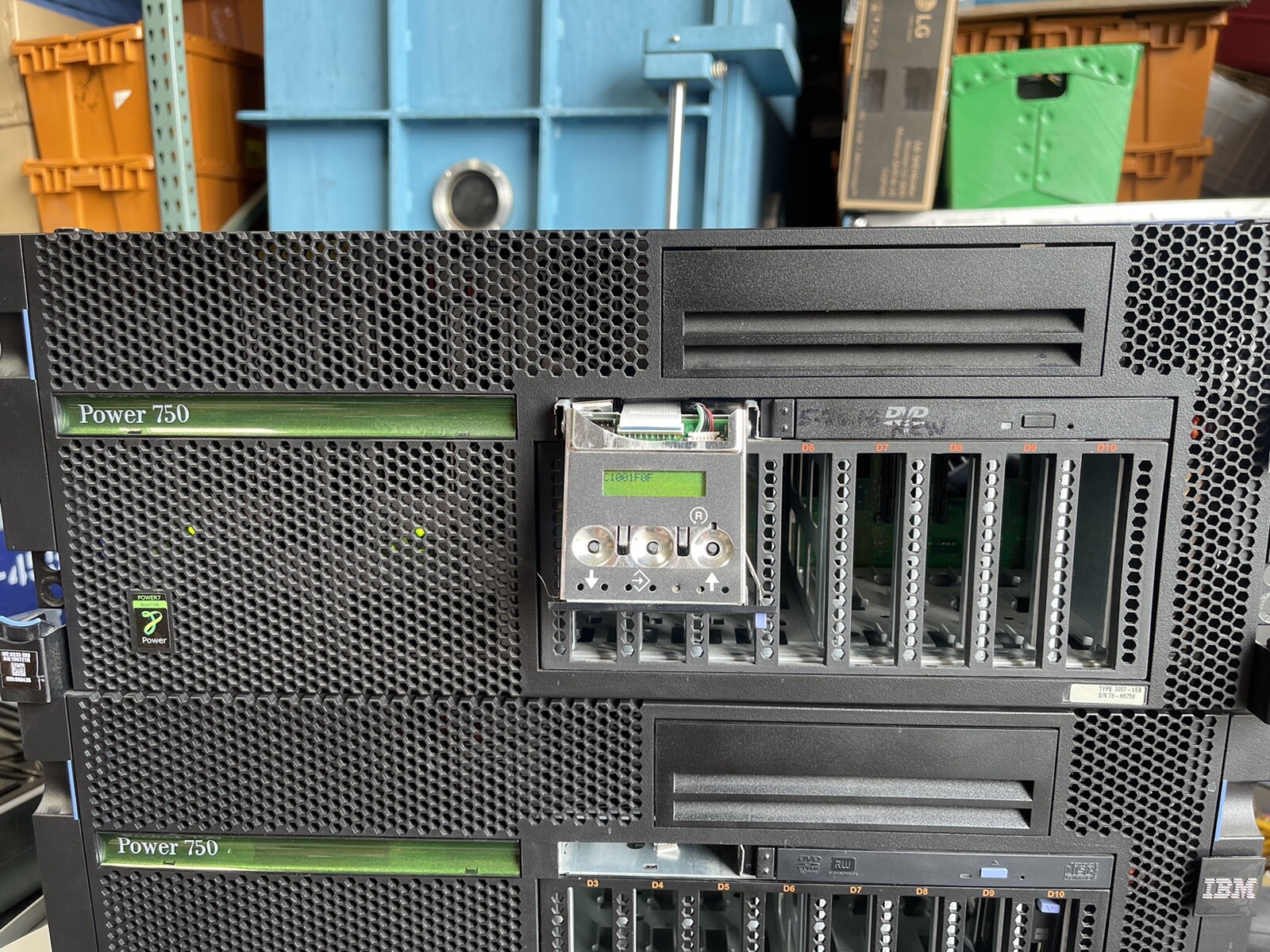 Lot Of 2 IBM Power 750 3957-VEB Power7 PN: 44V4793 *unknown specs* #08 ...