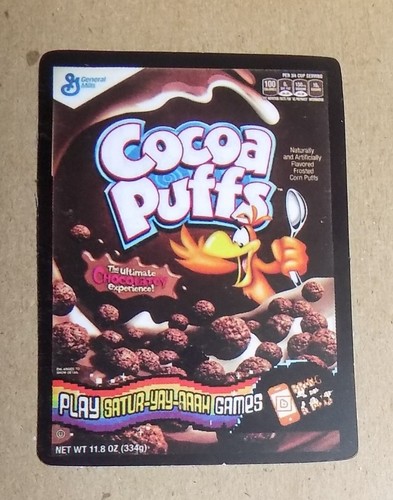 COCOA PUFFS WACKY MINI-STICKER...APPROX - 2 3/4" X 1 3/4" | eBay