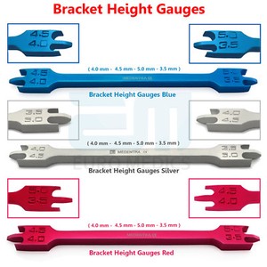 Professional Orthodontic Bracket Height Gauges Braces Positioning ...