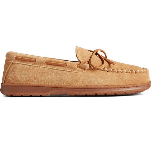 Sperry Men's Doyle Moccasin Slipper In Cinnamon Size 9 | eBay