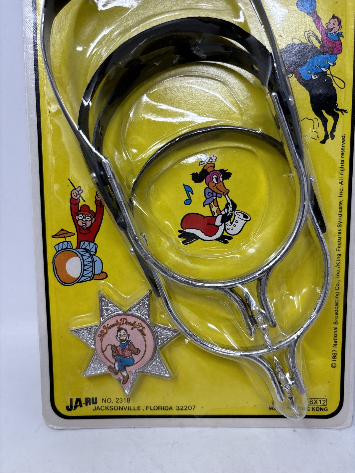 Vintage Howdy Doody 40th Anniversary Toy Spurs & Cowboy Badge New In ...