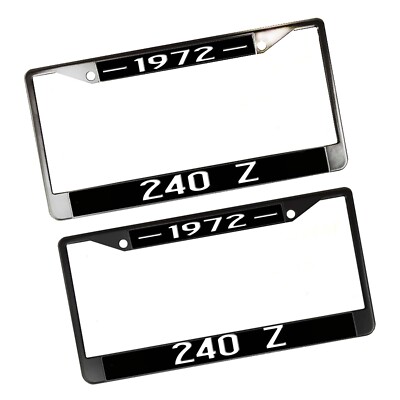 1969 -1973 Datsun 240Z Classic Sports Car Metal License Plate Frame ...