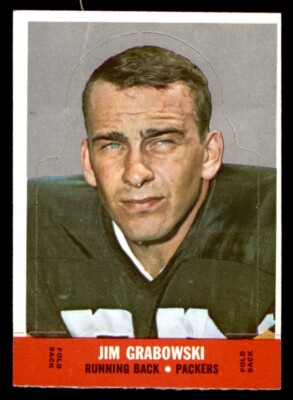 1968 Topps Stand Ups Football #5 Jim Grabowski VG/EX *d5 | eBay