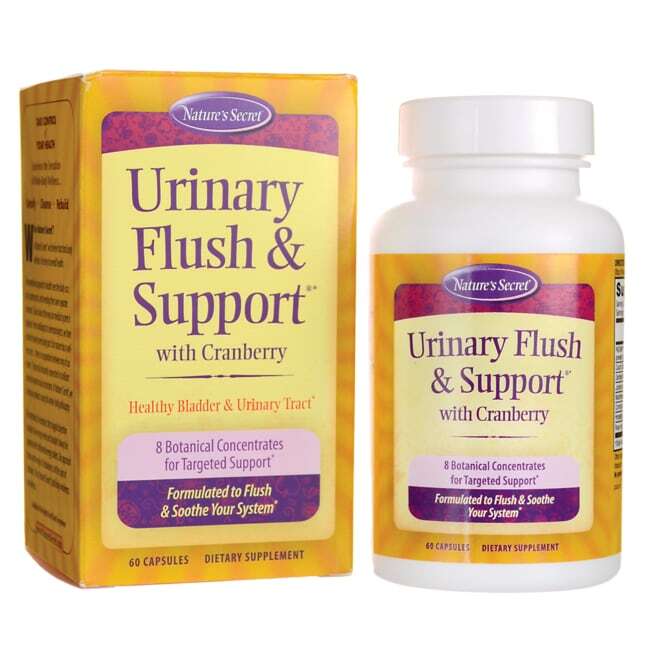 Nature's Secret Urinary Flush & Support with Cranberry 60 Caps - La Paz ...