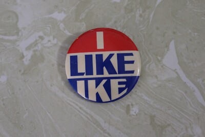 VINTAGE I LIKE IKE PIN BACK | eBay