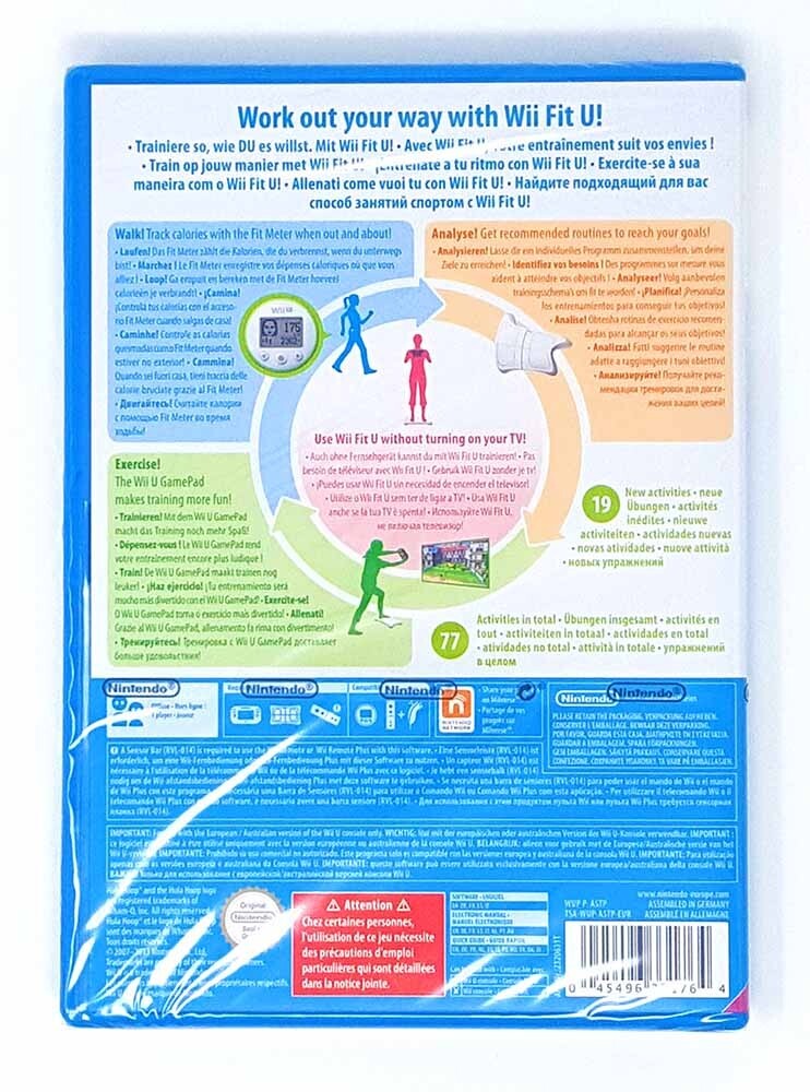 Nintendo Wii Fit U Step Counter Fitness Muscle Sport Yoga Dance ...