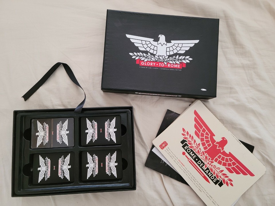 Glory to Rome Game Kickstarter BLACK BOX EDITION, OOP, RARE | eBay