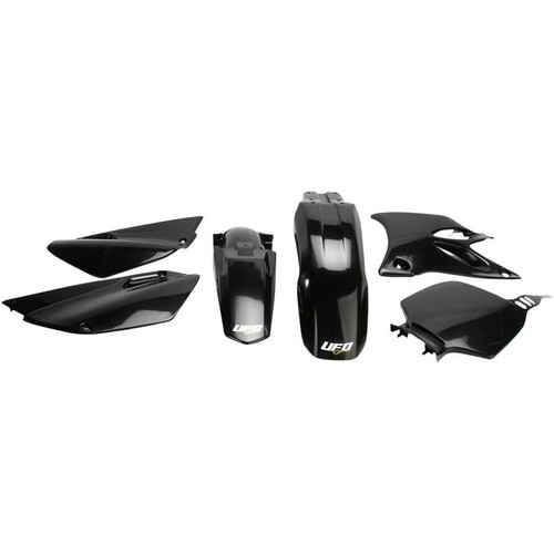 UFO Plastics Complete Body Kit - Black Motorcycle Dirt Bike YAKIT306 ...