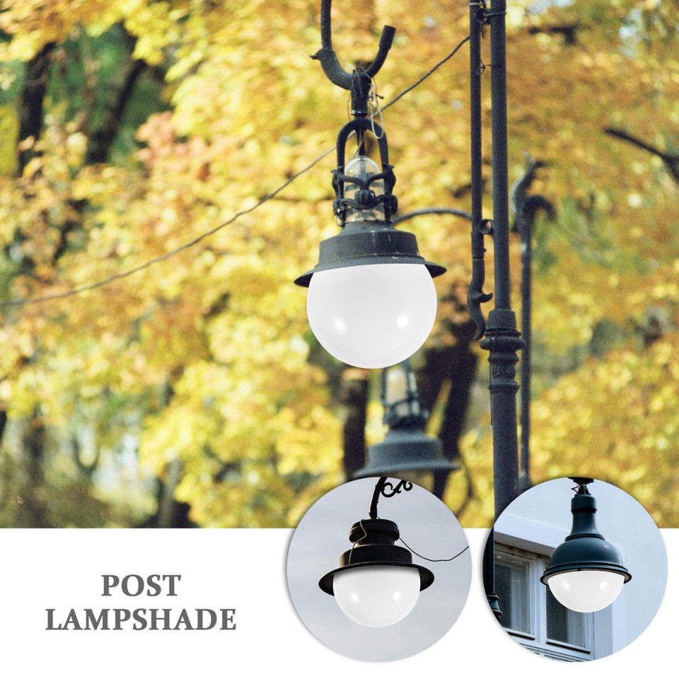 Acrylic Round Globe Lampshade: Lamp Post Globe Replacement - Round ...