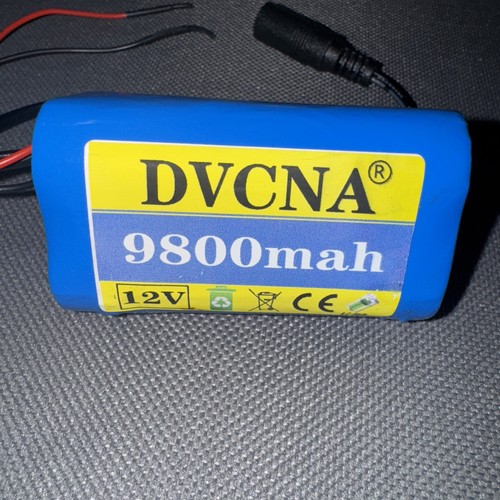 12V 3S1P 12.6V 9800mAh Li-lon Battery Pack for LED CCTV Cameras Speaker ...