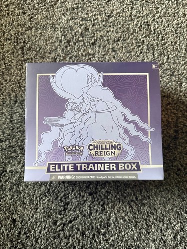 Pokémon TCG Sword & Shield Chilling Reign Elite Trainer Box ETB Factory ...