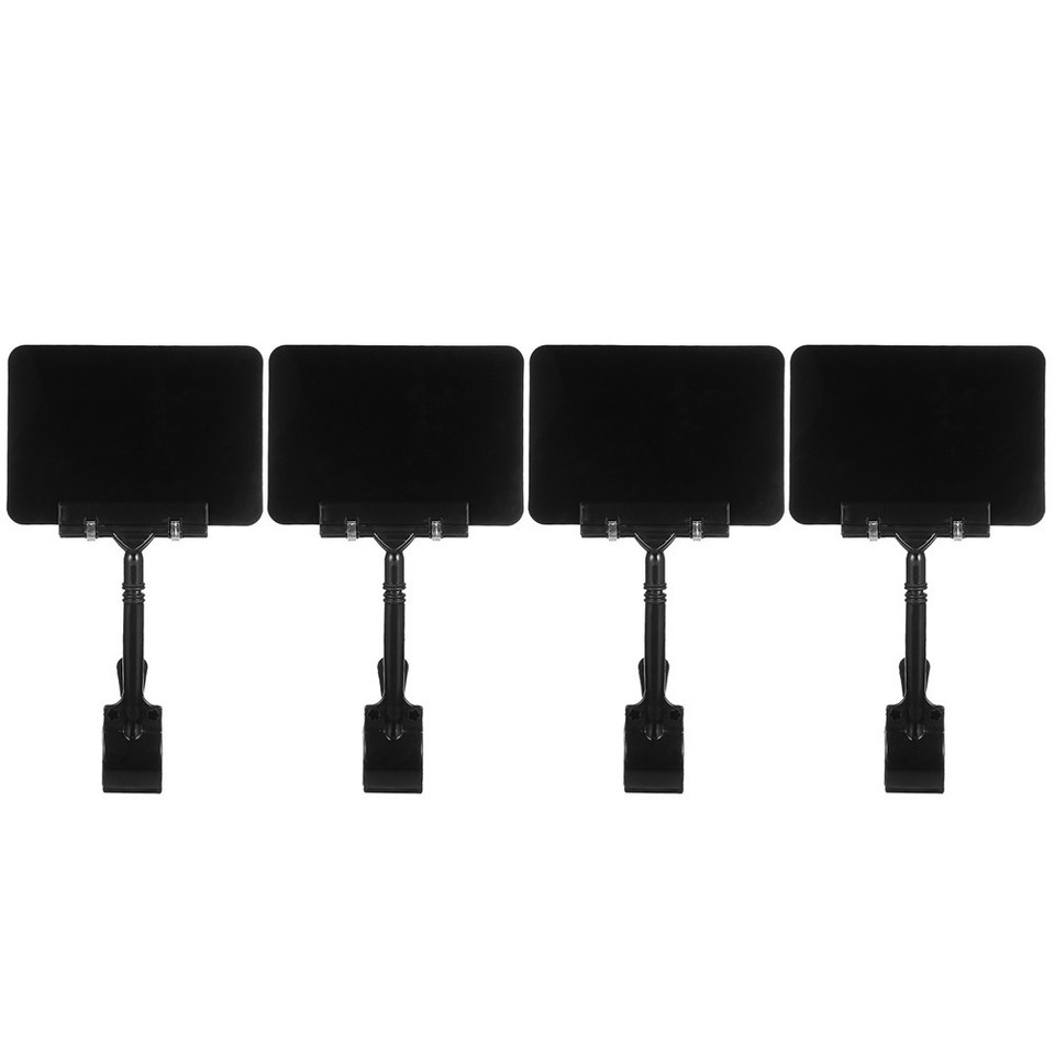 4 Pcs Price Tag Holder Office Baby Supermarket Label Holders Display ...