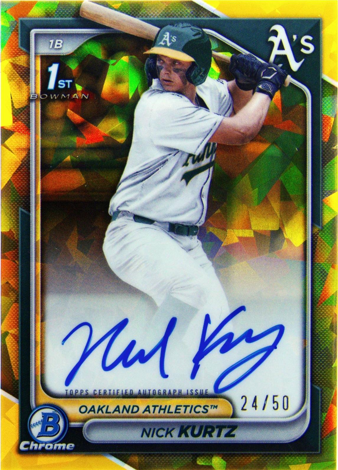 2024 Bowman Chrome Draft Sapphire Edition - Chrome Prospect Autographs ...