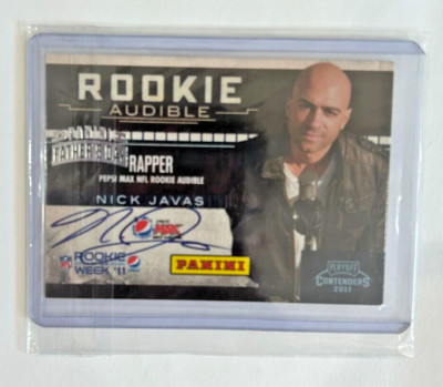 2012 Panini Father's Day Rookie Audible Nick Javas Auto Card | eBay