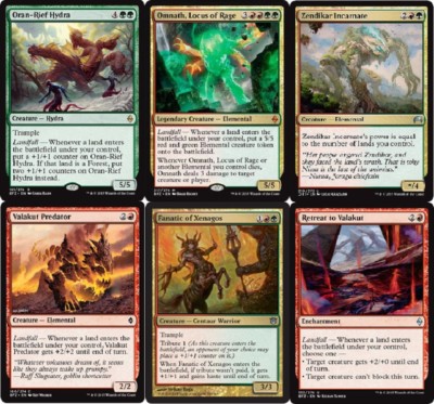Omnath's Outrage Deck - Omnath Locus - Oran-Rief Hydra Magic Gathering ...