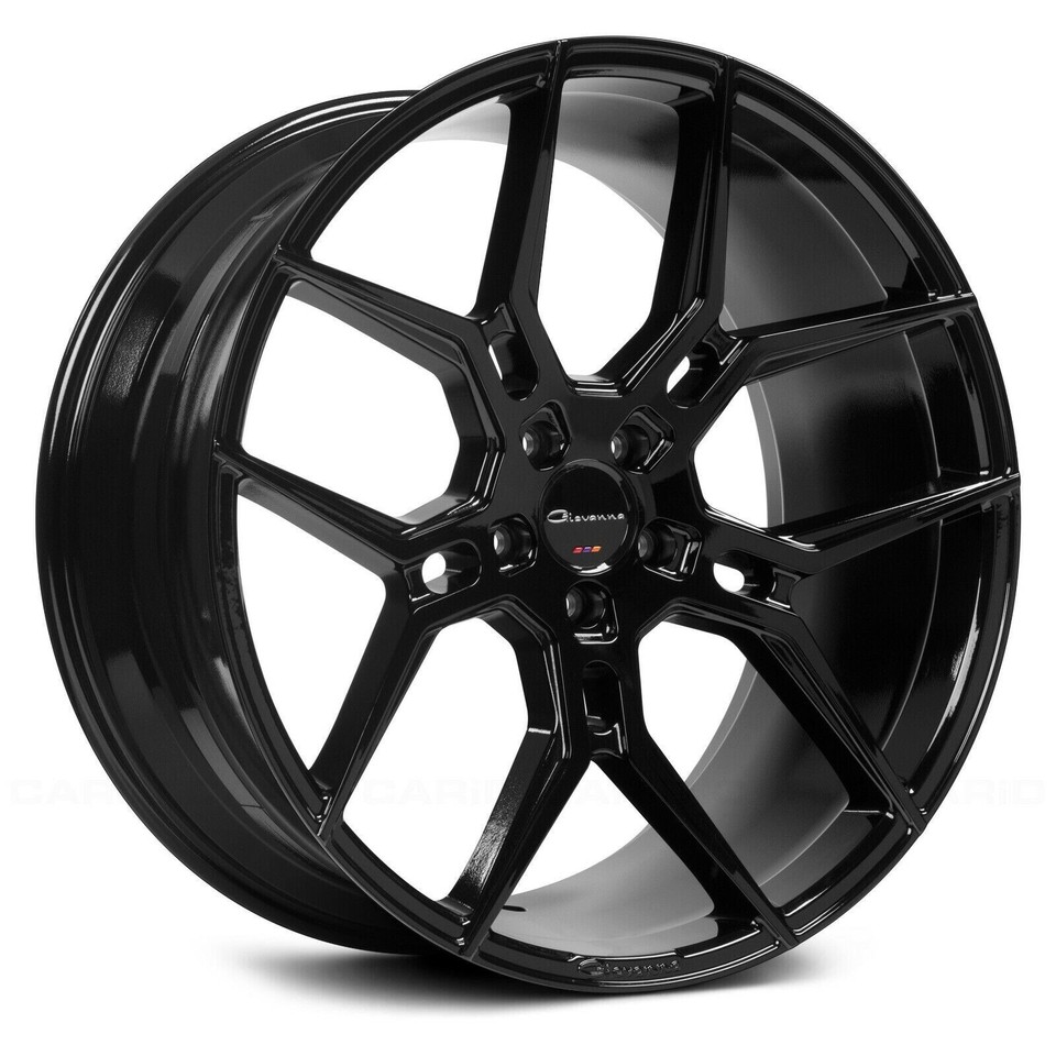 22" inch Giovanna Haleb Gloss Black Wheels Range Rover Defender HSE ...