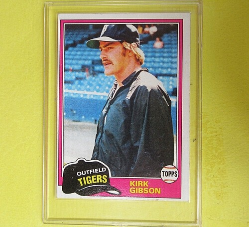 KIRK GIBSON ROOKIE 1981 Topps #315 Detroit Tigers TG5 | eBay