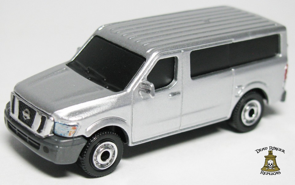 Matchbox Custom Nissan NV 3500 HD S Silver Passenger Van Carded | eBay