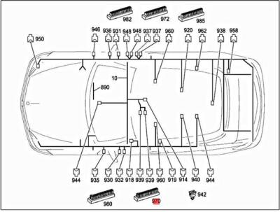 Genuine MERCEDES BBDC A207 C204 C207 Distributor block 0045468140 | eBay