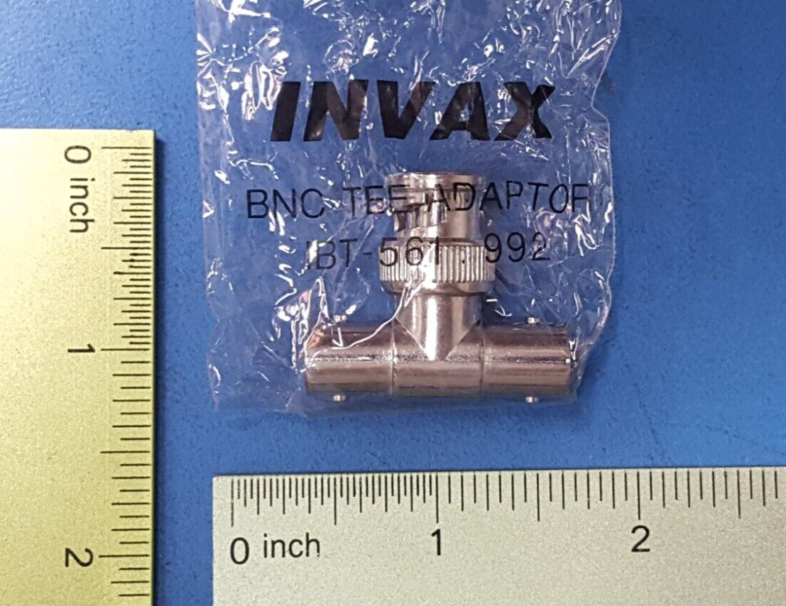BNC T_TYPE Connector, IBT-561.992 , INVAX,BNC MALE TO 2XBNC FEMALE, BNC ...