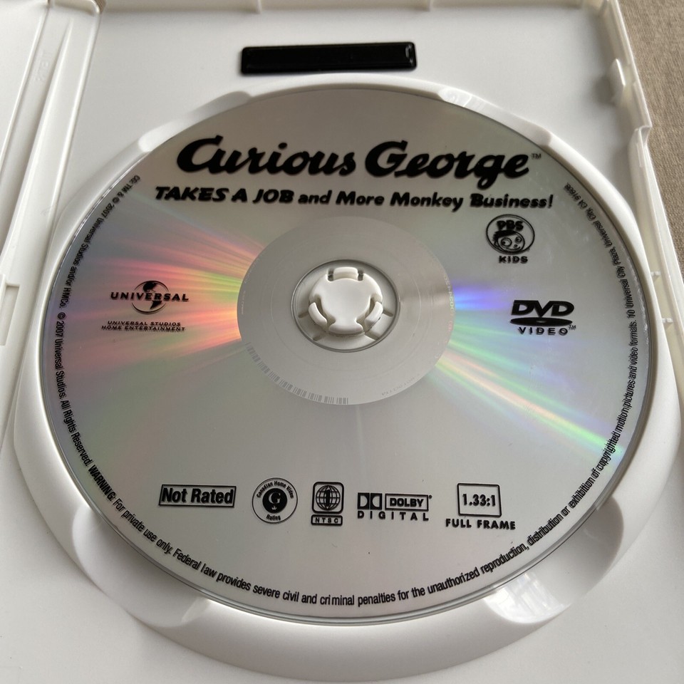 Curious George TV Series (DVD 5-Disc Set) PBS Kids 40 Eps Educational ...
