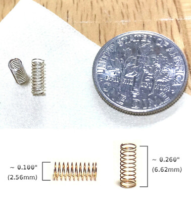 2 Newly Made HO Scale Slot Car TOMY Turbo Style Pick Up Shoe Springs ...