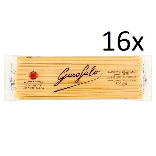 16x Garofalo Pasta IGP Spaghetti alla Chitarra N° 40-3 hartweizengrieß ...