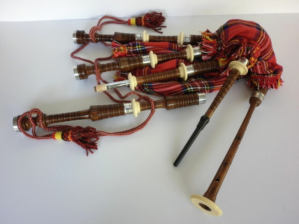 Bagpipe Kit in various Tartans supplied with Hard Case, Practice ...