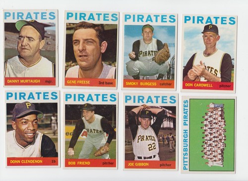 1964 Topps Pittsburgh Pirates Lot (8) | eBay