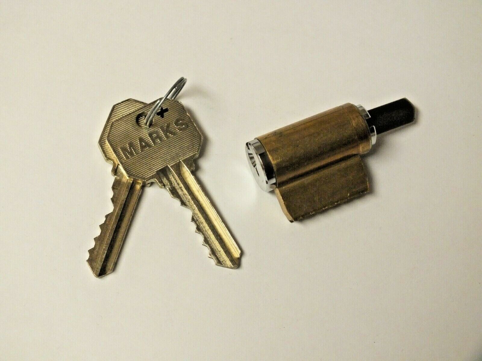 New NOS MARKS USA Lock Cylinder Keyway Key Way With 2 Keys | eBay