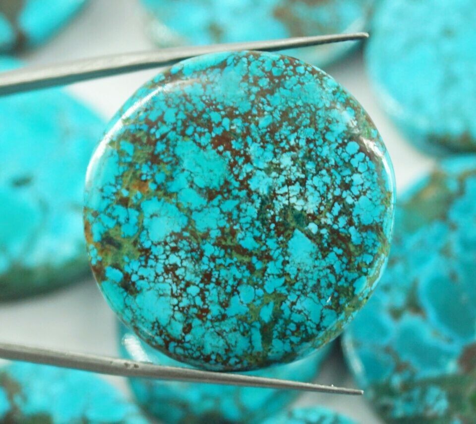 Natural Blue Turquoise Arizona 1500 Ct Oval & Round Certified Loose ...