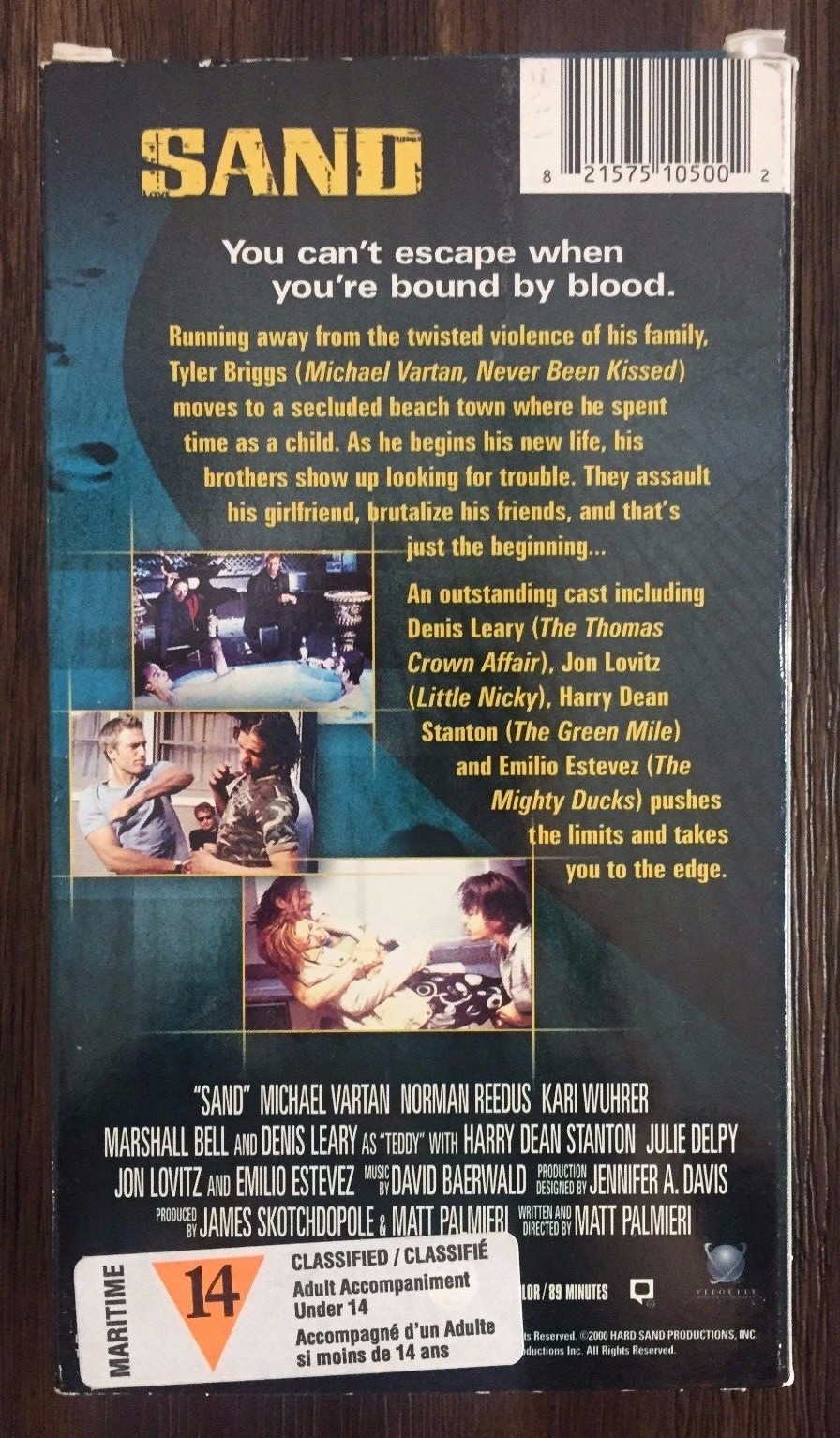SAND VHS Norman Reedus, Vartan, Leary (VL-10500, Velocity, 2000) RARE ...