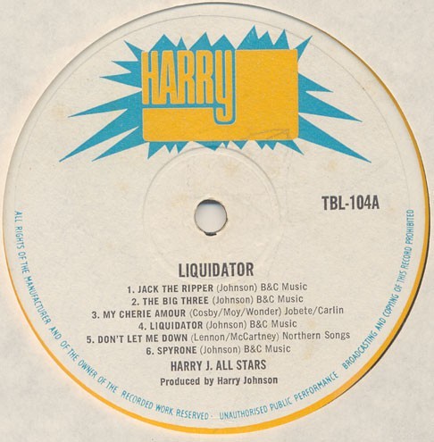 Harry J. All Stars - Liquidator (LP, Album) | eBay