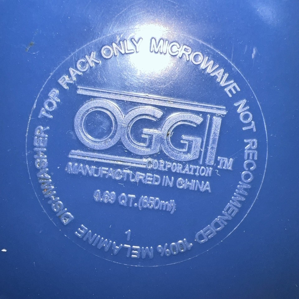 set of 4 Offi Nesting Bowls Melamine RARE Colors | eBay