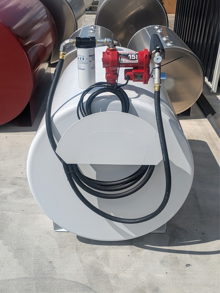 Extreme Tanks 230 Gallon Steel Fuel Transfer and Storage Tank with Pump ...