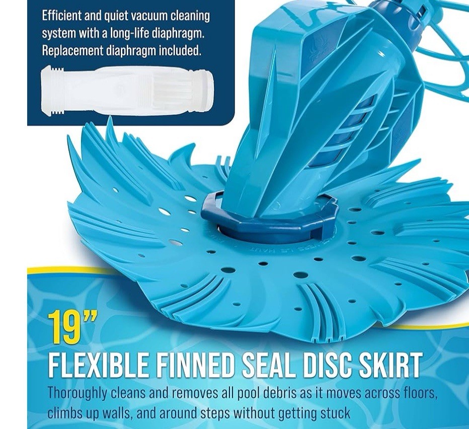 Octopus Automatic Pool Vacuum Cleaner, Hose Set, Powerful Suction ...