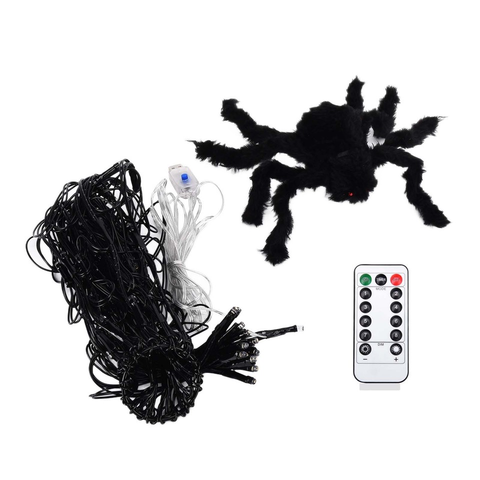 Decoration Lighting Convenitent USB Multiple Control Modes 3.28FT Spider Web | eBay Australia
