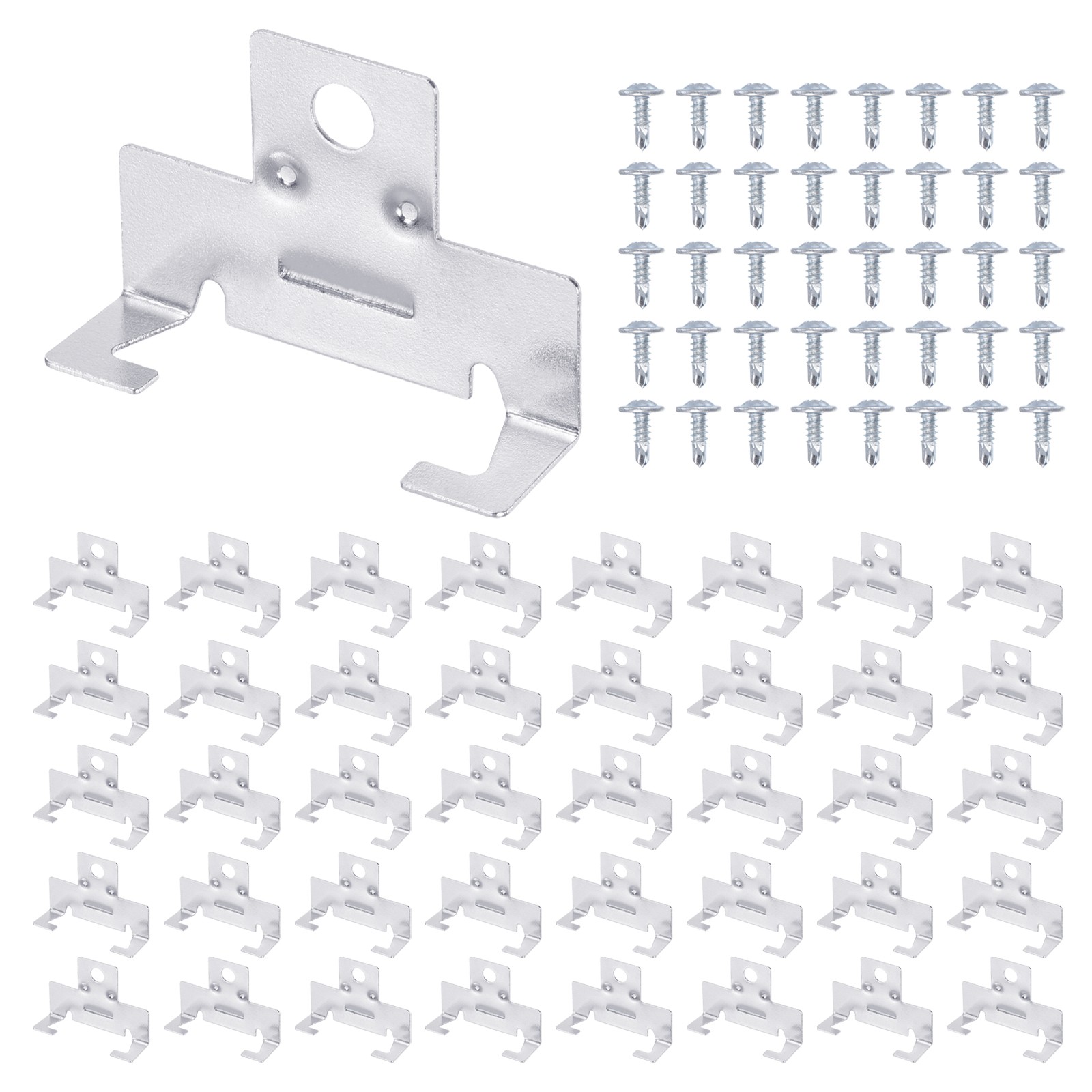 40 Pcs Recessed Light Clips, 1.5" x 0.45" Metal Can Recessed Light ...