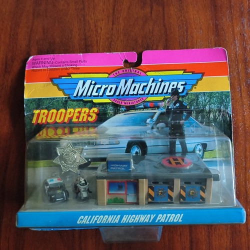 Vintage 1992 Micro Machines 65400 Troopers California Highway Patrol By ...