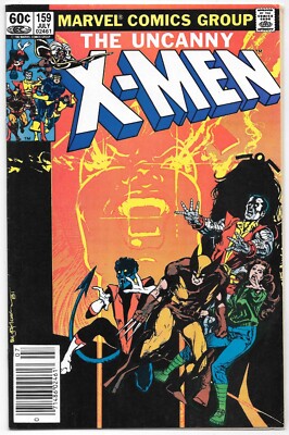 Uncanny X-Men #159 FNVF 1982 Newsstand Marvel Comics 1st Vampire Storm ...